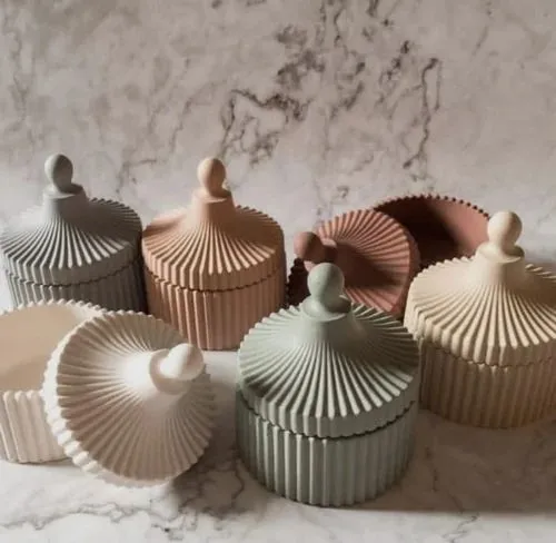 Trinket box | Jewellery box | Concrete jewellery box | Cement jar ...