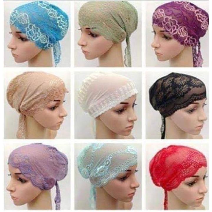 Pack of 03 Under Scarf Hijab Tube Bonnet Hat Cotton Head Cover Inner ...