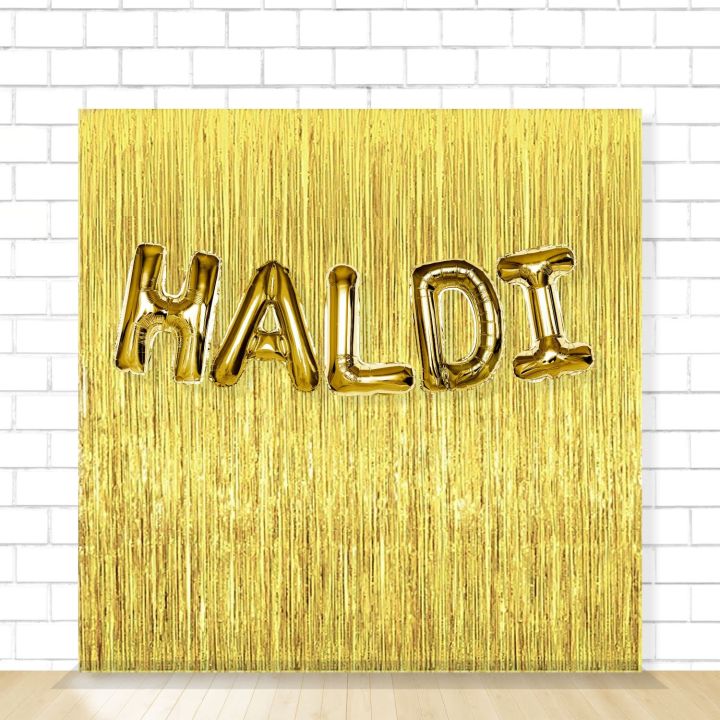 Haldi Decor Kit | Haldi Decoration Items for Marriage with 6x6 feet ...