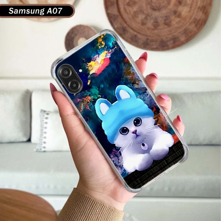 Samsung Galaxy A07 Back Cover - Cat Style Mobile Back Cover Pouch ...