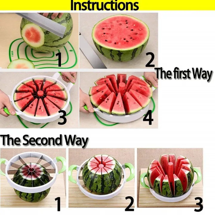Good Quality Stainless Steel Melon Kharboza, Tarboza Slicer Cuts 12 ...
