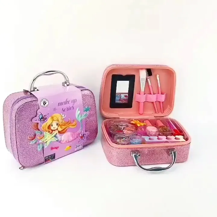 2 in 1 Beauty Makeup Kit Bag Toy for Kids, Best High Quality Gift for ...