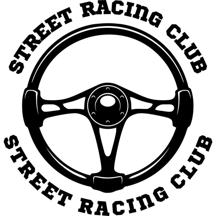 Street Racing Club logo Sticker vinyl Decal 8.5 inch | Daraz.pk