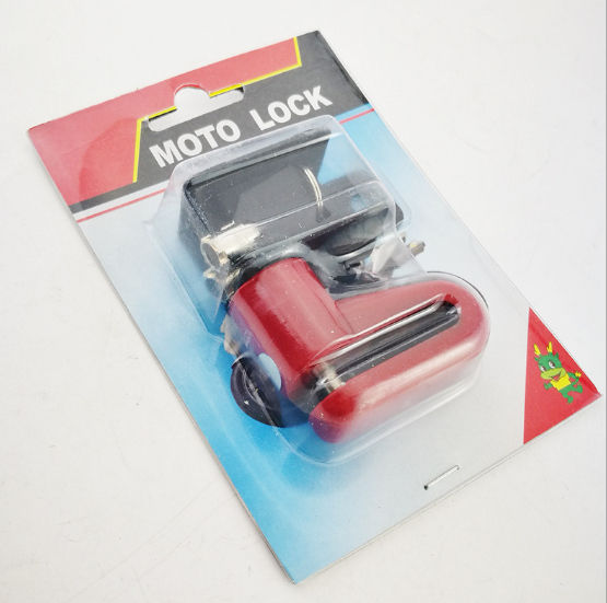 Universal Fitment Anti-theft Disk Brake Rotor Lock For All Motorcycles ...