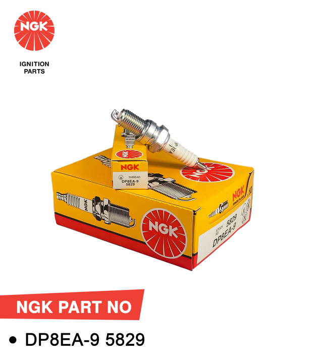 NGK Spark Plug for Honda CG-125 Euro, 125 Dream, Deluxe & CB-125F DP8EA ...