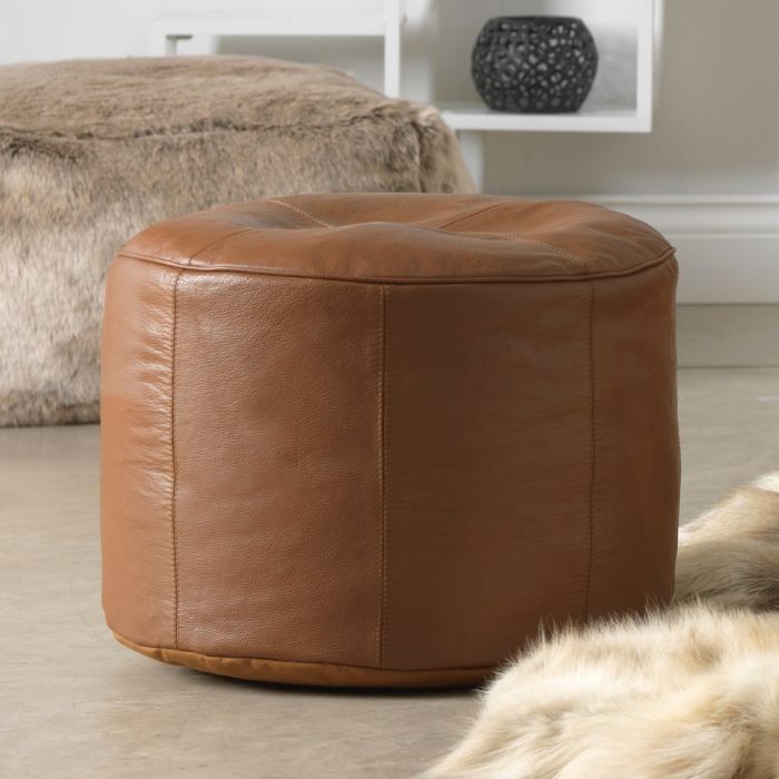 Leather Bean Bag Stool | Daraz.pk