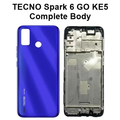 TECNO Spark 6 Go KE5 Complete Housing / Casing Replacement , Complete ...