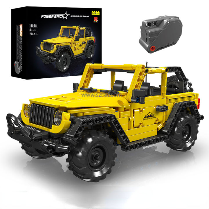 Mould King 15058 Wrangler Off-Road SUV Building Set – 746 PCS 1:16 ...