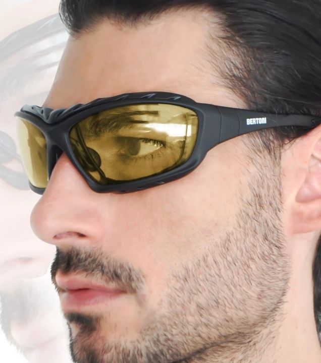 Anti Glare SunGlasses Kit For Bikes Day Night Vision Motorcycle Glasses ...