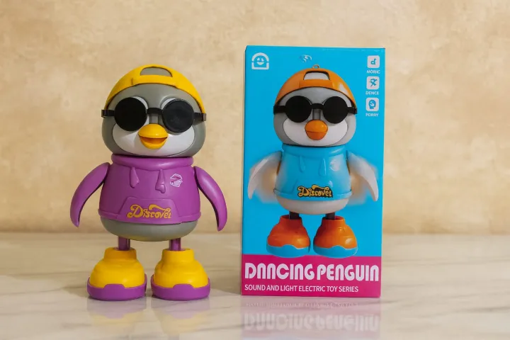 Dancing Penguin Toy with Music, Lights & Funny Moves – Electric Cartoon ...