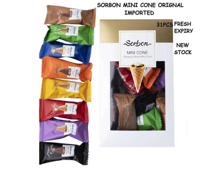Pack of 31 Sorbon Mni Cone Chocolate / Imported Chocolate / Sorbon ...