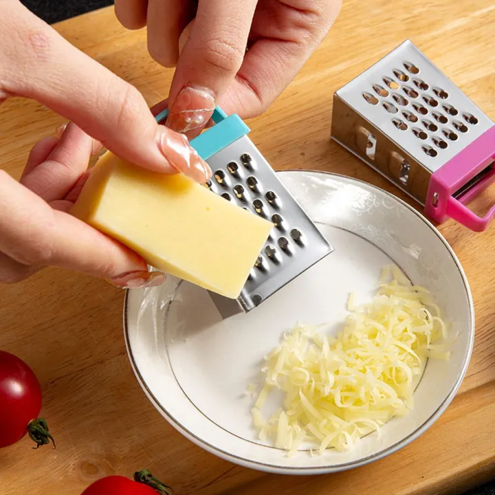 Stainless Steel Mini Four-Sided Cucumber Grater Fruit Planer Cheese ...