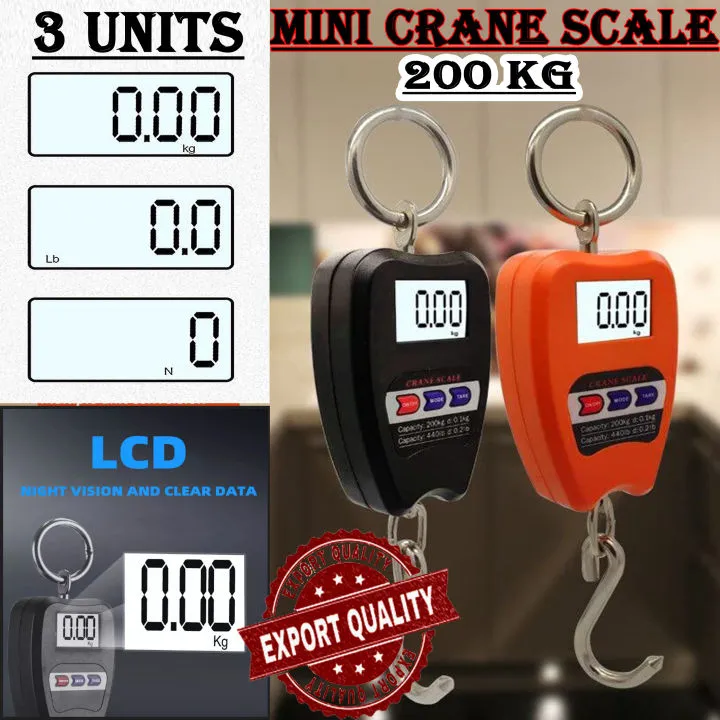 Imported Portable Electronic Digital Mini Crane Scale Hanging Fishing ...