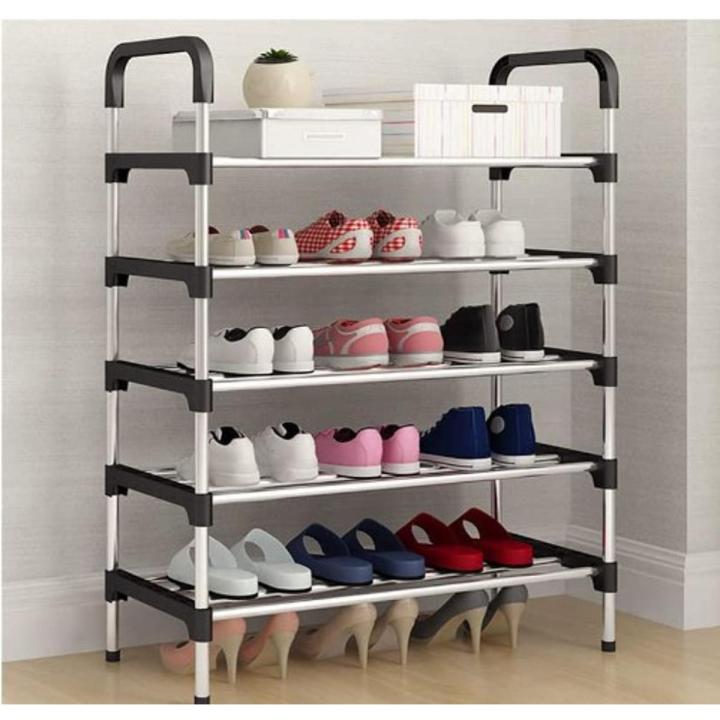 Metal Freestanding Shoe Rack, Portable shoe cabinet, Shoe Storage ...