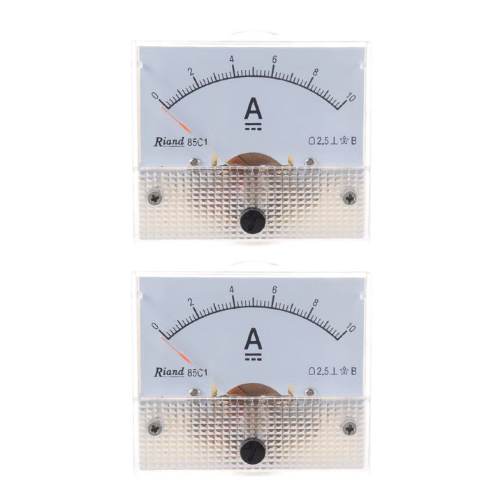2X 85C1 DC 0-10A Analog Panel Ammeter Gauge | Daraz.pk