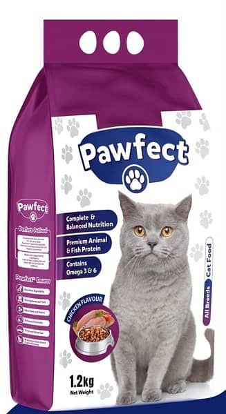 Pawfect Cat Food - All Breed Cats, 1.2Kg | Daraz.pk