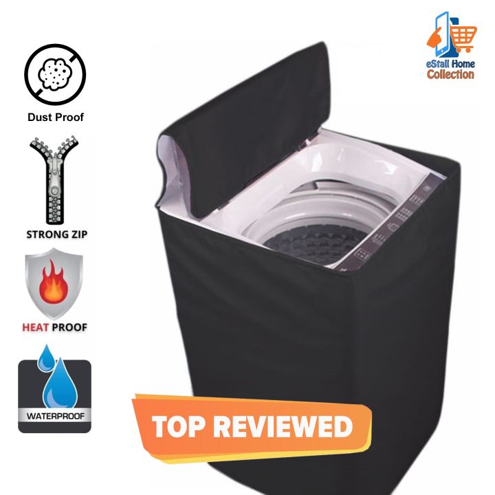 Premium Quality 10-15 Kg Washing Machine Cover (Waterproof, Sunscreen ...