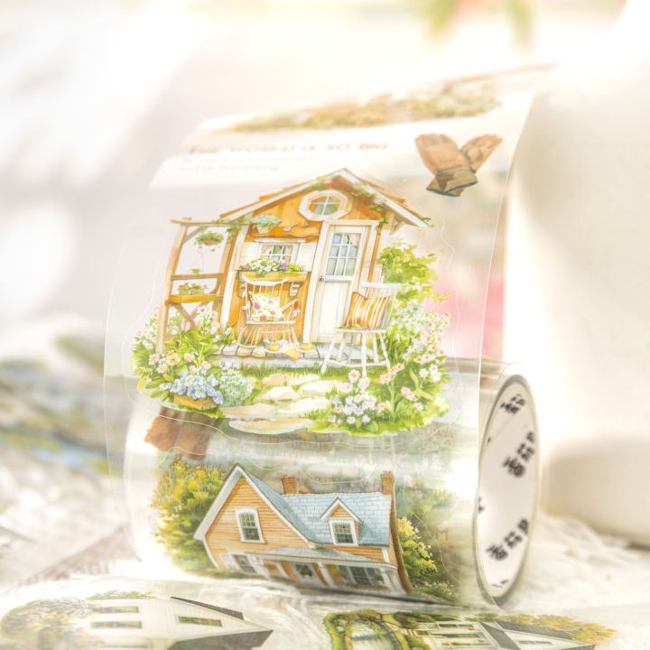 Panda Online 1 Roll Unique Courtyard Series PET Masking Tapes ...