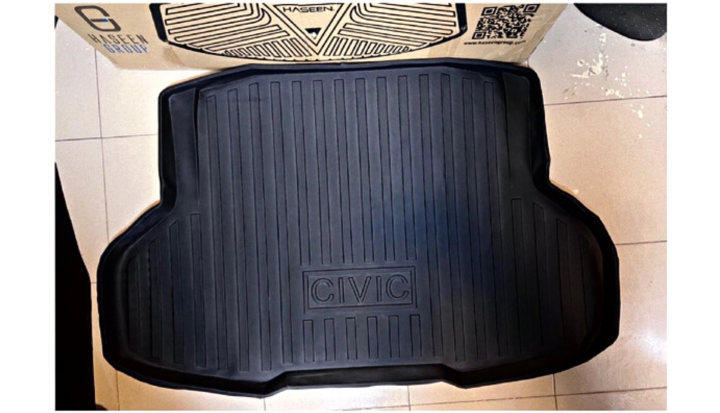 HONDA CIVIC PVC Plastic Trunk Mat | Genuine Fitting Trunk Mat | High ...