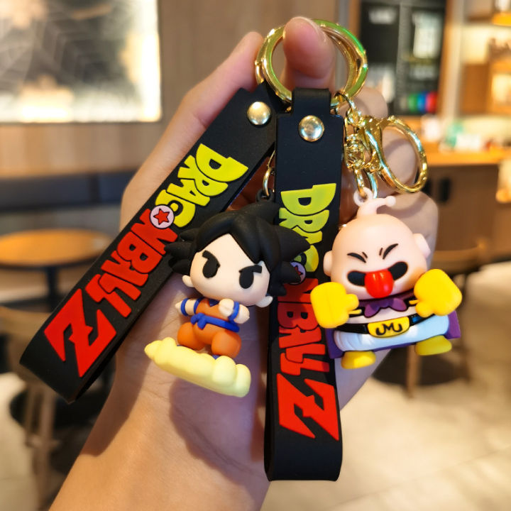 New Anime Dragon Ball Key Chain Z Super Saiyan Son Goku Bulma Broly ...
