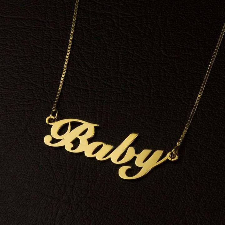 Customized Necklace, Name Locket, Custom Name Lockets For Girls | Daraz.pk