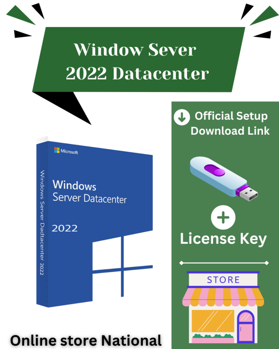 Windows Server 2022 Datacenter Edition with License Key | Daraz.pk