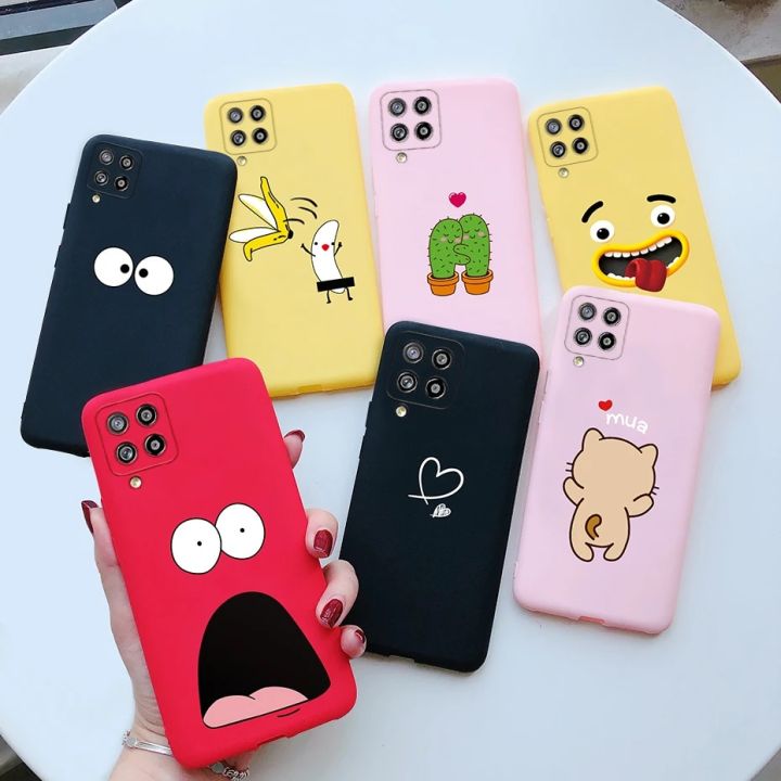 For Samsung M32 Case Cute Painted TPU Soft Bumper Funda Silicon Back ...