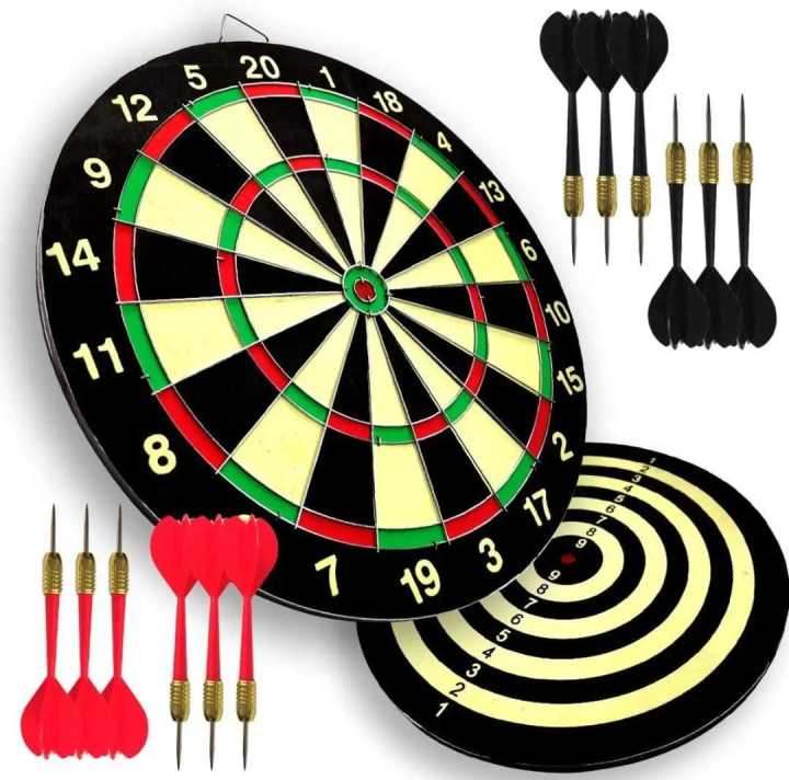 Pro Level Play Professional Dart Boards for Adults with Steel Tip Darts ...