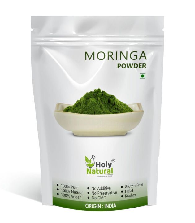 Holy Natural Moringa Powder (150g), Known as Moringa Oleifera ...