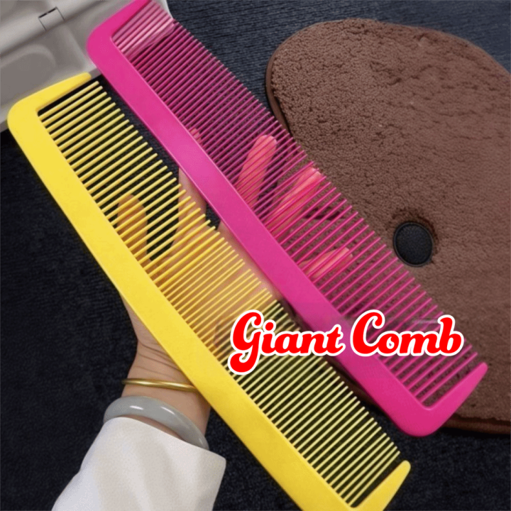 Funny Plastic Giant Comb Giant Hair Detangling Massage Straight Hair ...