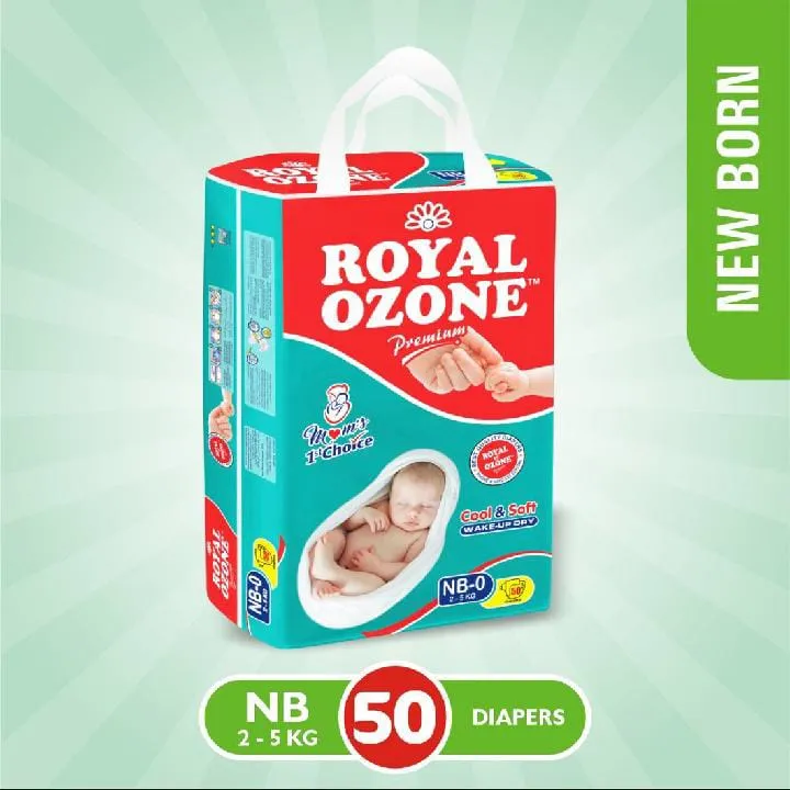 Royal Ozone Baby Diaper New Born 0 NB Royal Ozone Baby Pampers Size 0 ...