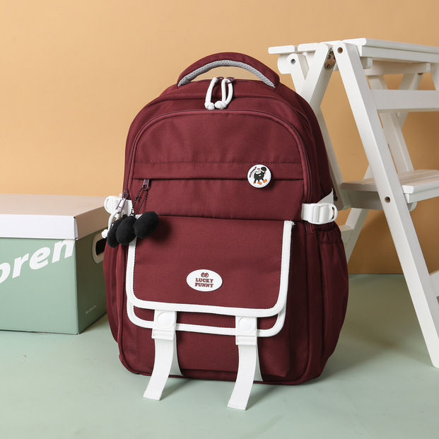 New Cute Backpacks Multi-Pocket School Backpack for Student Female ...