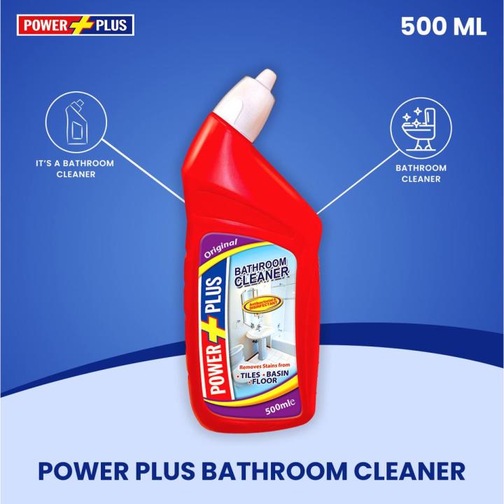 POWER PLUS BATHROOM CLEANER - 500 ML | Daraz.pk