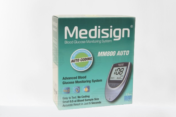 Medisign Blood Glucose Meter - Mm800 - Glucometer - Code Free With 10 ...
