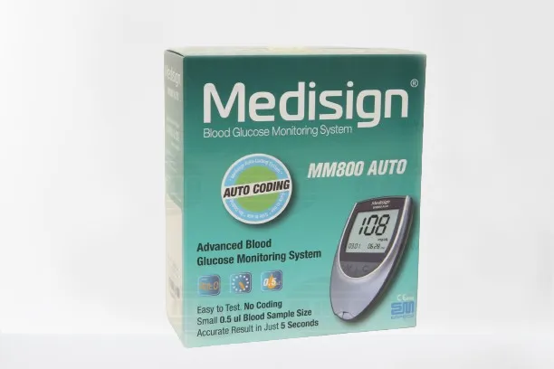 Medisign Blood Glucose Meter - Mm800 - Glucometer - Code Free With 10 ...