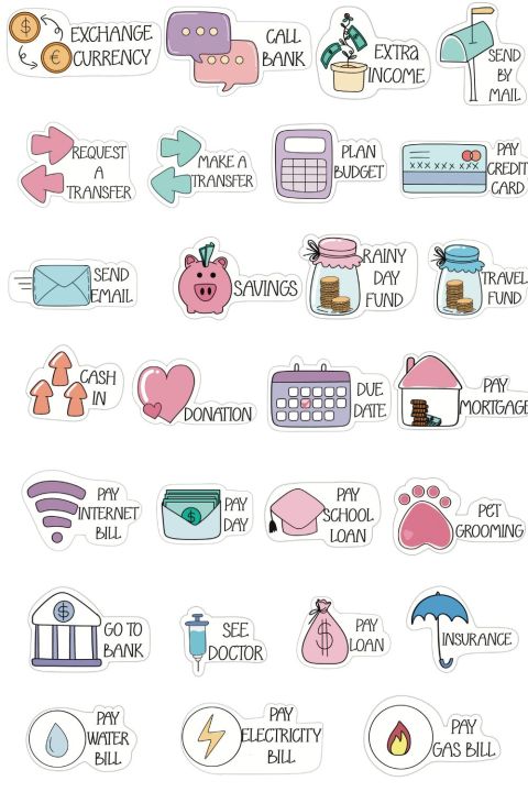 Financial, Finance, Budgeting, Money, Savings, Bills, Expenses ...