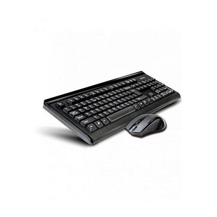 A4TECH 6100F - Wireless Keyboard & Mouse Set - Black | Daraz.pk