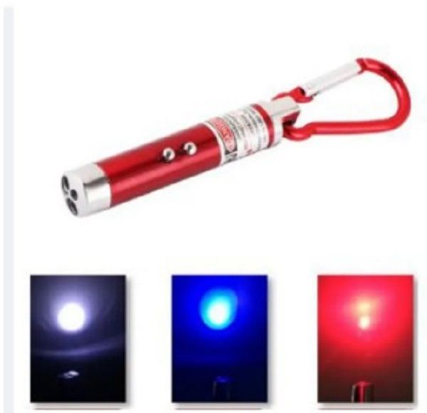 Mini Laser Light - 3 Modes – 1. Stable White – 2. Blinking White – 3 ...