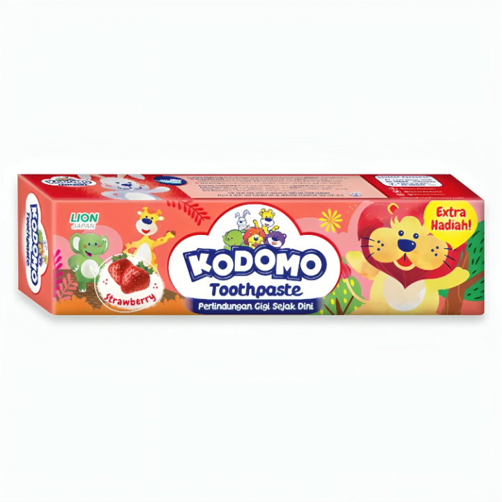Kodomo Baby Toothpaste – 4 Flavors (Strawberry, Orange, Grape & Melon ...
