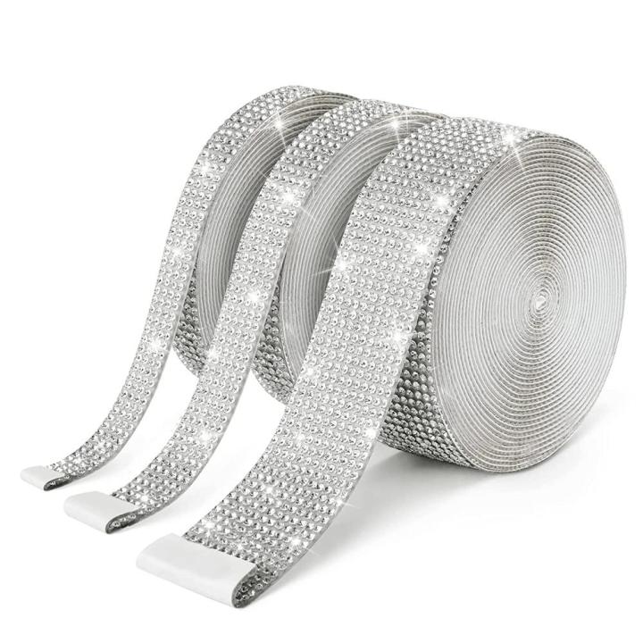 Crystal Rhinestone Sticker DIY Sticker Bling Diamond Ribbon Rhinestones ...