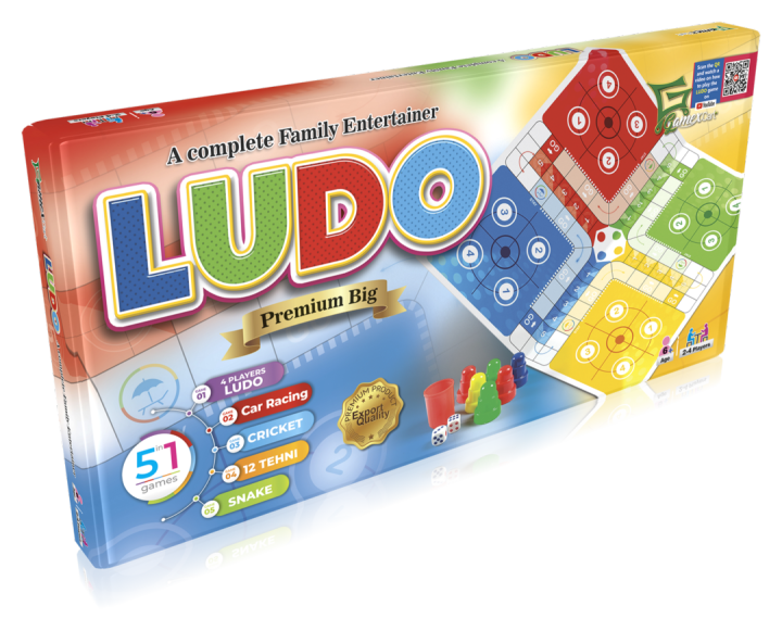 Premium Wooden Large LUDO 5 in 1 | Daraz.pk