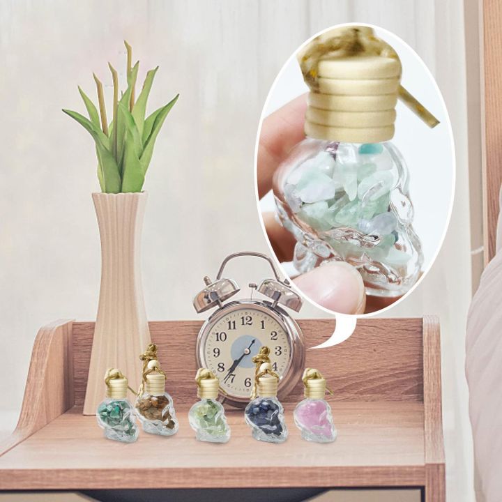 Mini Skull 3x8cm Glass Perfume Bottle Hanging Diffuser - Clear | Daraz.pk