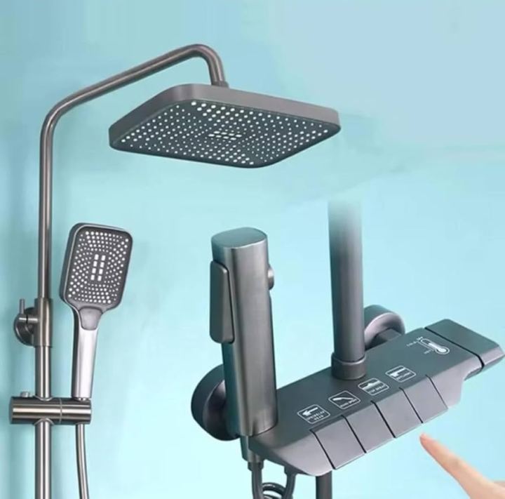 "Piano Bathroom Fittings Set – Includes Basin Mixer Tap, Wall-Mounted ...