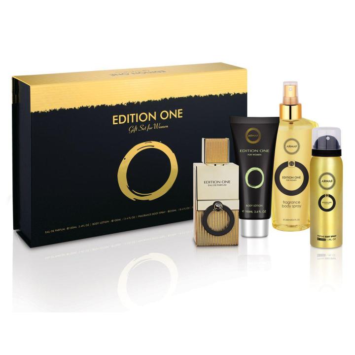 Armaf Perfume Edition One Women 4 Pieces Gift Set Eau De Parfum 100Ml ...