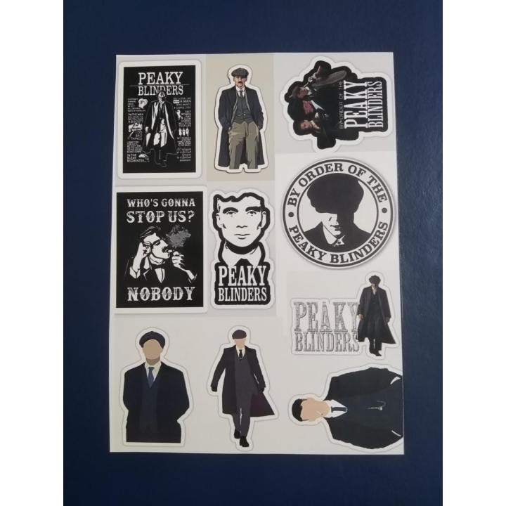 Peaky Blinders Mini Stickers for phone and journal (Uncut sheet) - 4 x ...