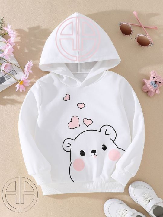 Cute Panda Printed Hoodie For Women's | Daraz.pk