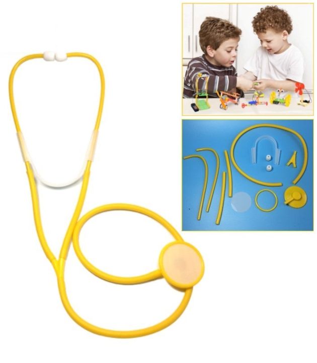 STEM DIY Stethoscope school experimental science kit doctor | Daraz.pk
