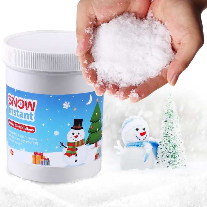 Instant Snow Fake Snow Powder Makes 12 Gallons Of Artificial Snow ...