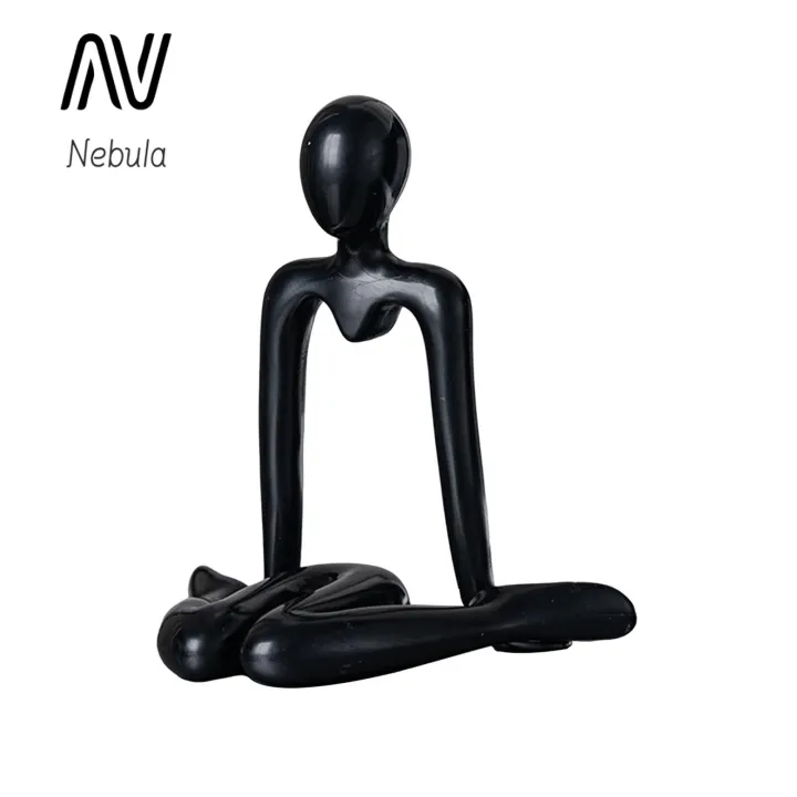 Nebula Supreme Abstract Man Figure Handcrafted Sitting Man Figurine ...
