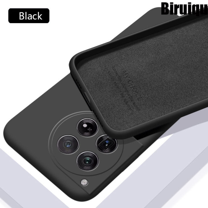 Biruiqu For Oneplus 12 / Oneplus 12R Case Liquid Silicone Soft Gel ...